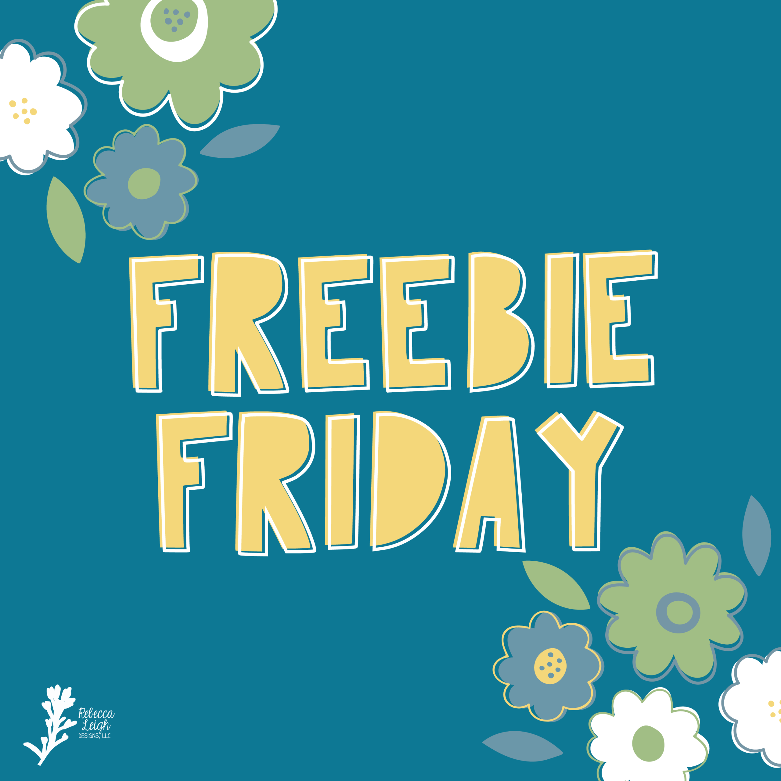 Freebie Friday: My Quirky Font! - Rebecca Leigh Designs